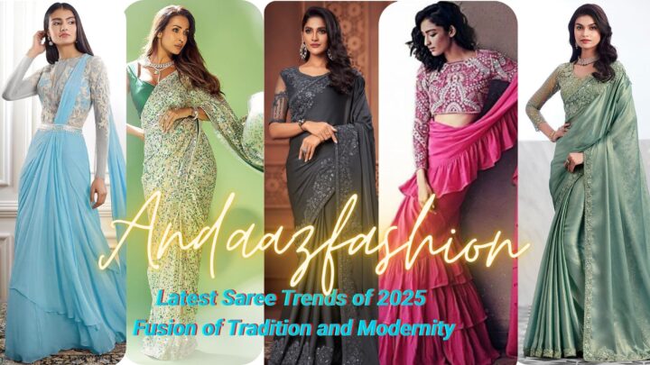 2026 Saree Trends | Modern Fusion Styles & Trending Drapes - Andaaz Fashion