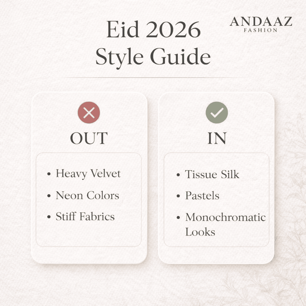 Top 10 Eid Outfit Ideas 2026: What’s In & Out? | Andaaz Fashion